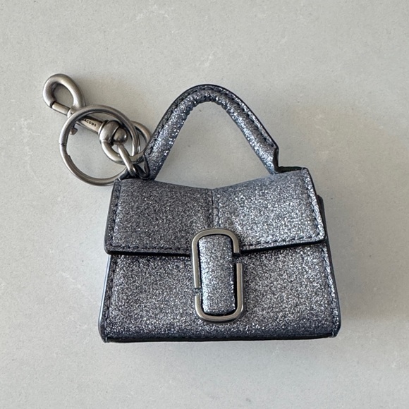Marc Jacobs | Bags | Marc Jacobs Galactic Glitter Mini Handbag Keychain ...